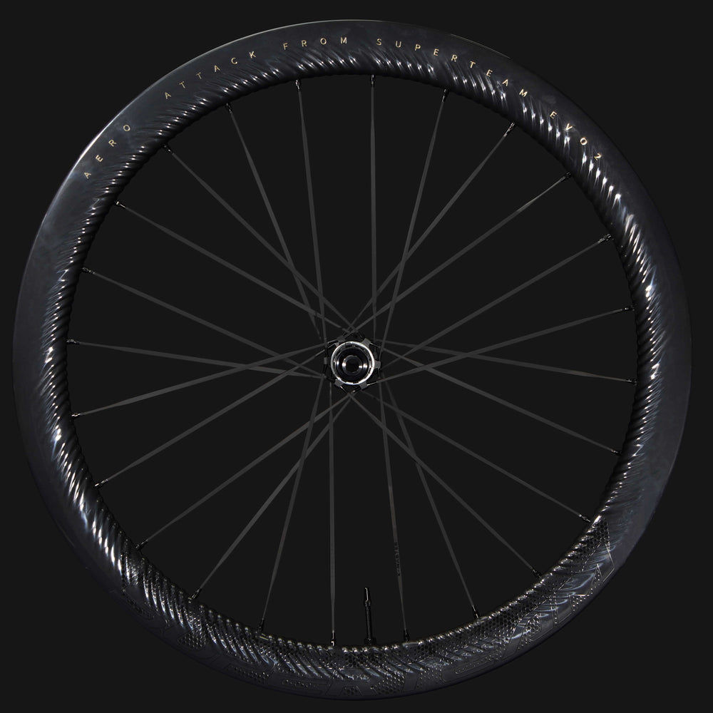 S-ALL Carbon EVO Ⅱ D30-50 DISC Brake Black Decals | Superteam Wheels