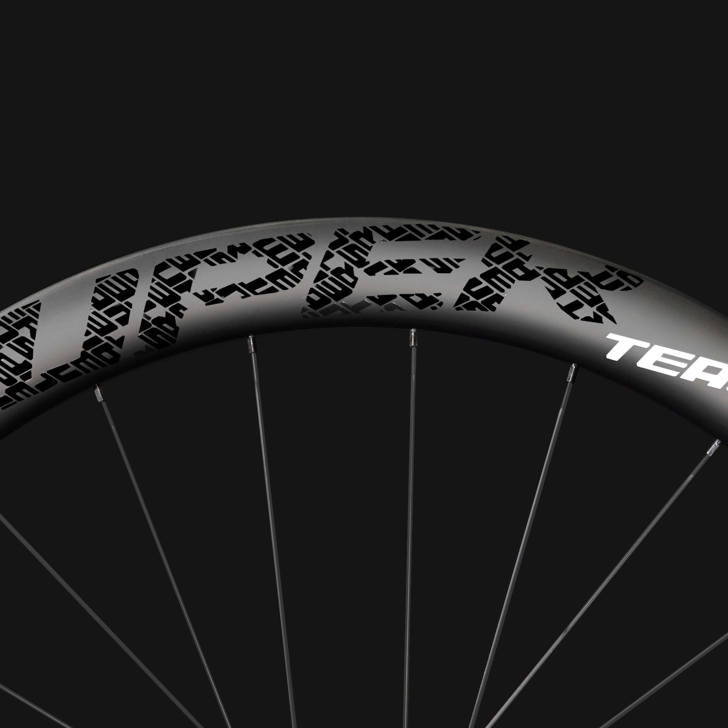 Classic PRO D28-45 Disc Brake Black Decals PILLAR WING21 Spokes