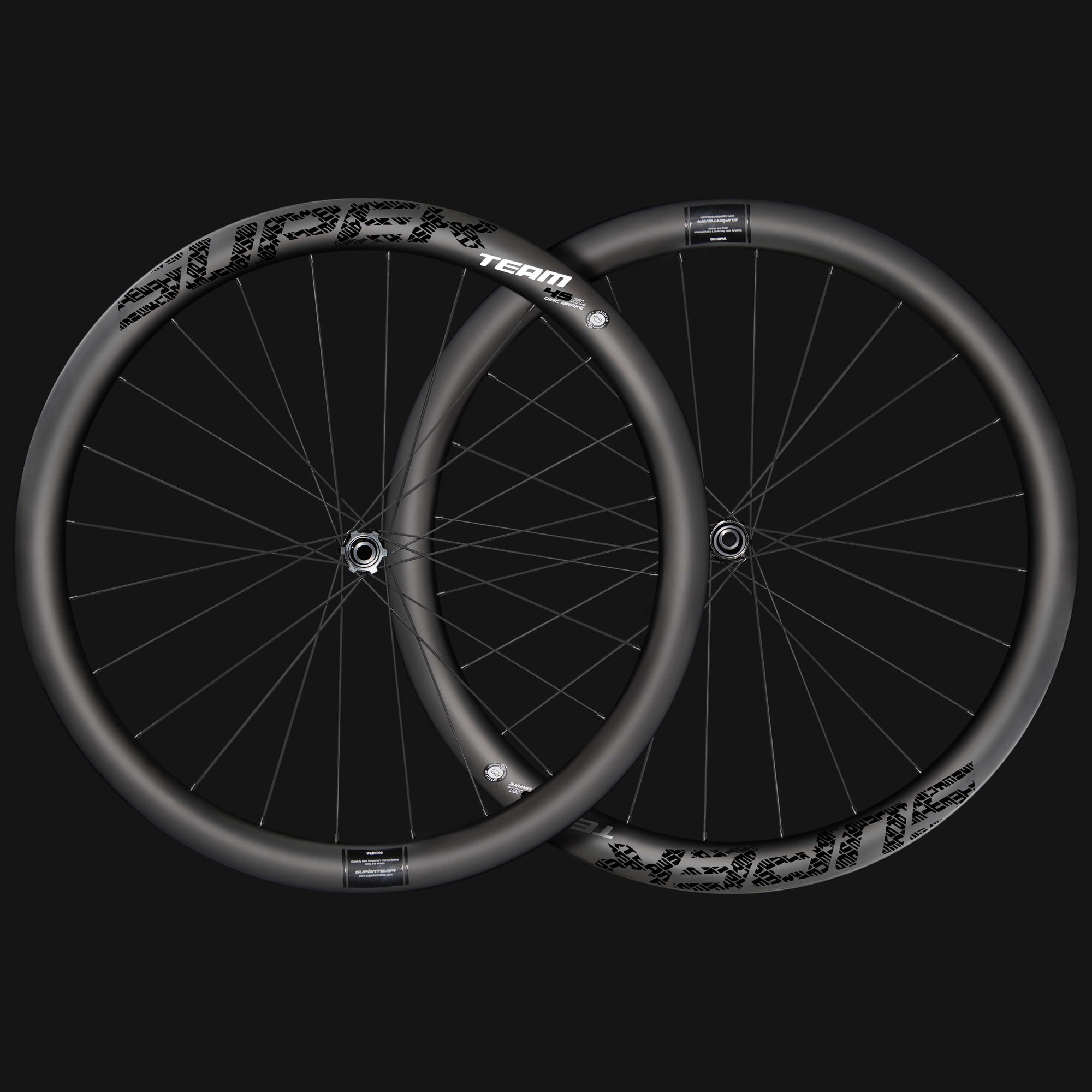 Classic PRO D28-45 Disc Brake Black Decals PILLAR WING21 Spokes