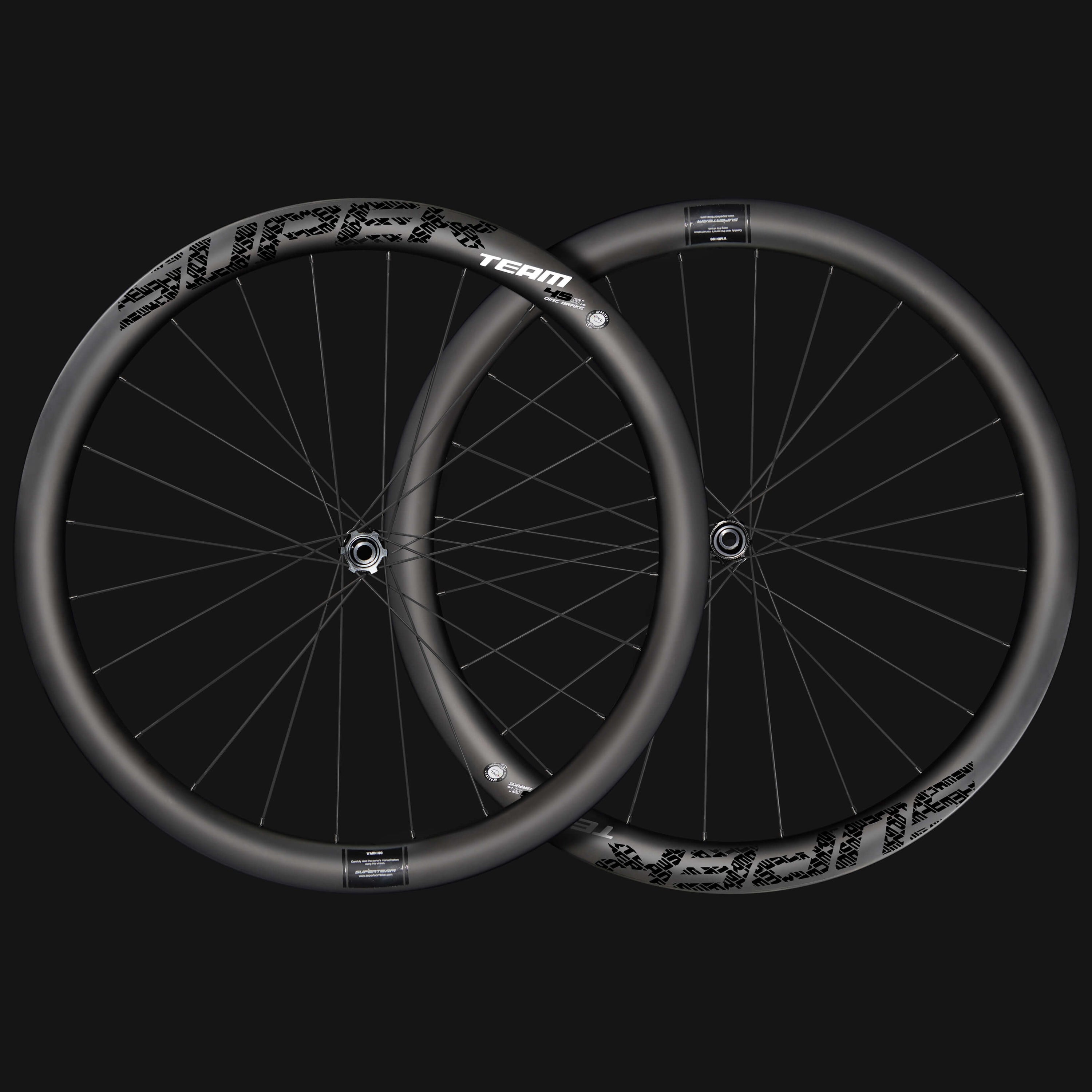 Classic PRO D28-45 Disc Brake Black Decals PILLAR WING21 Spokes